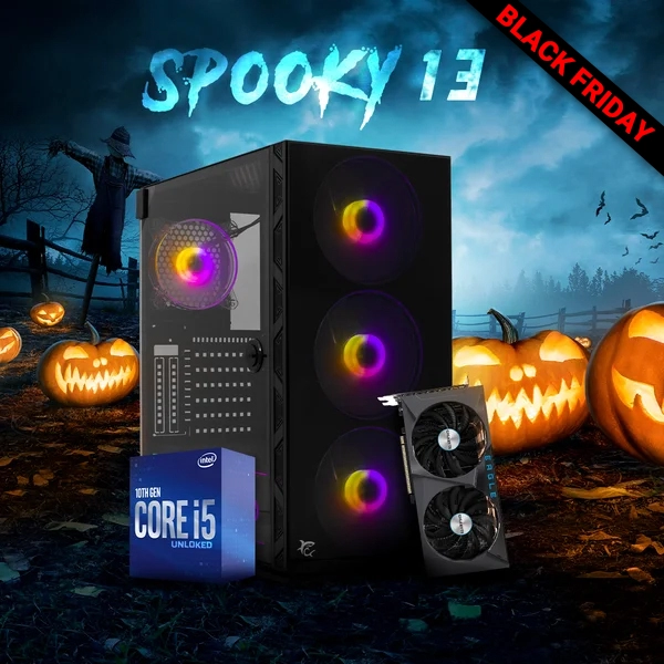 Pc Gamer Tunisie | Spooky 13 | i5-10600KF | RTX 3060 | MEGA PC