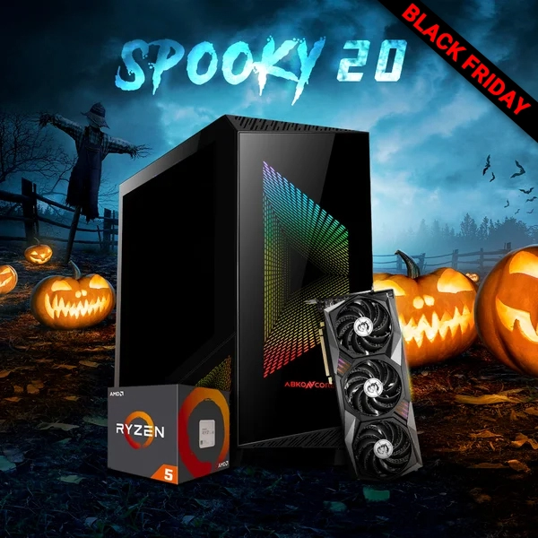 Pc gamer Spooky 20 | Ryzen 5 5600X | RTX 3060Ti | 16GB