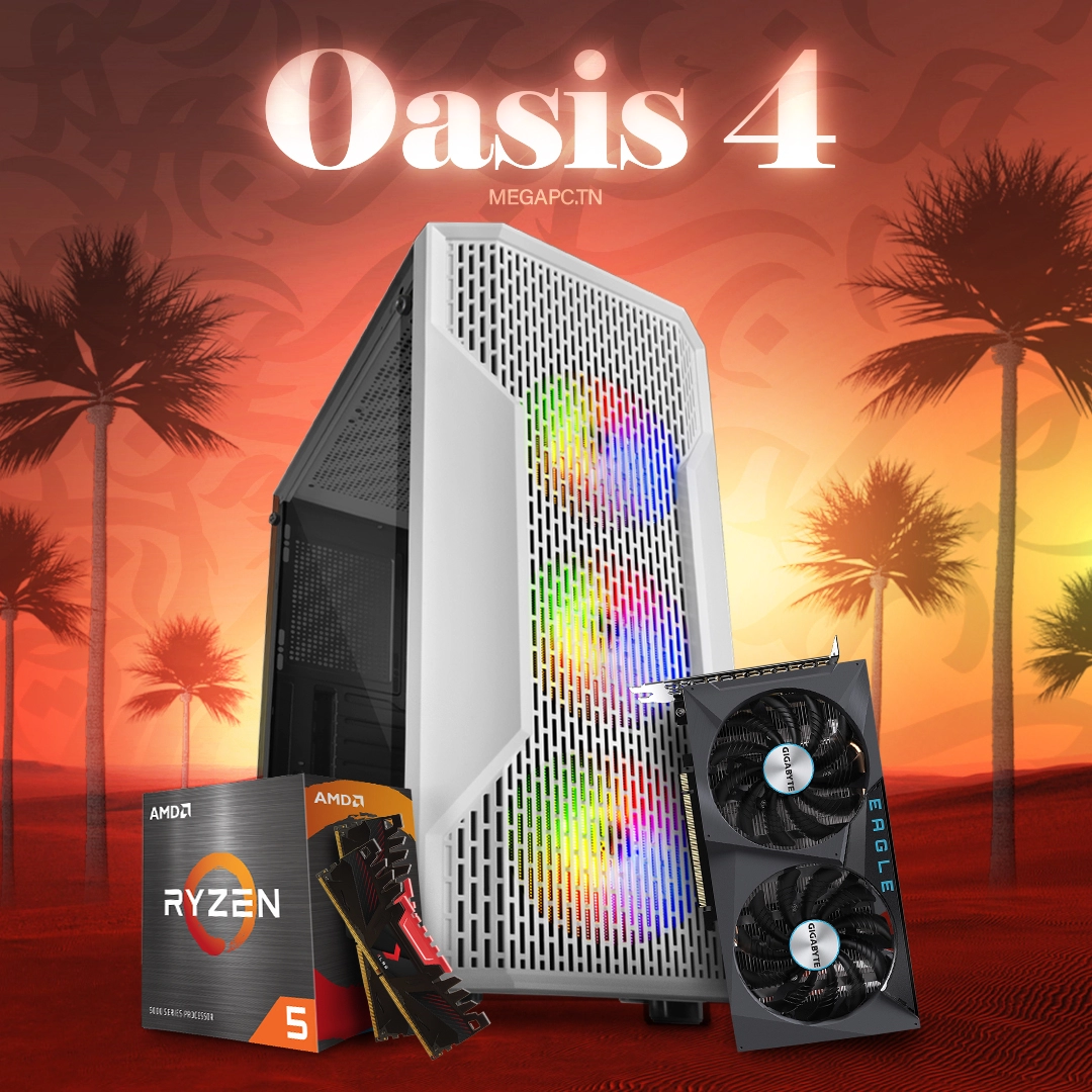 PC GAMER OASIS 4 | Processeur : AMD Ryzen 5 5600X (3.7 GHz / 4.6 GHz ...