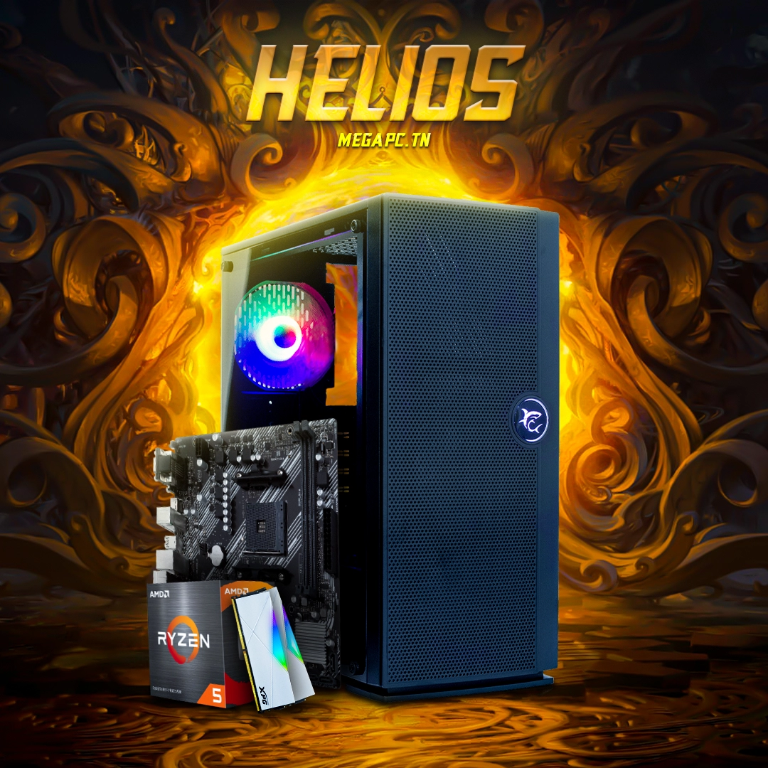 PC Gaming Helios - Ryzen 5 5600G | MEGA PC