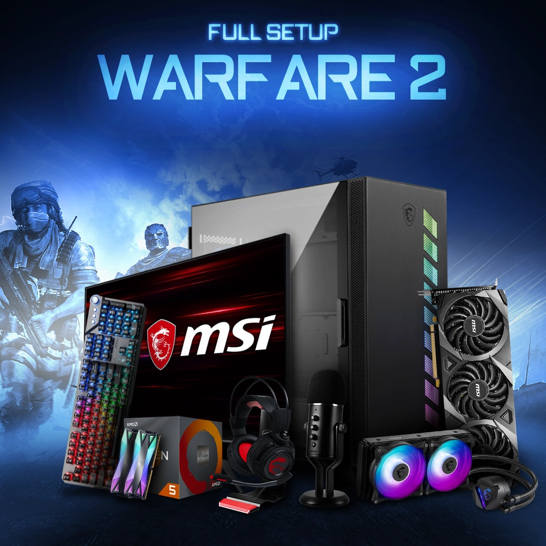 Full SETUP Warfare 2 | AMD R5 5600X | MEGA PC