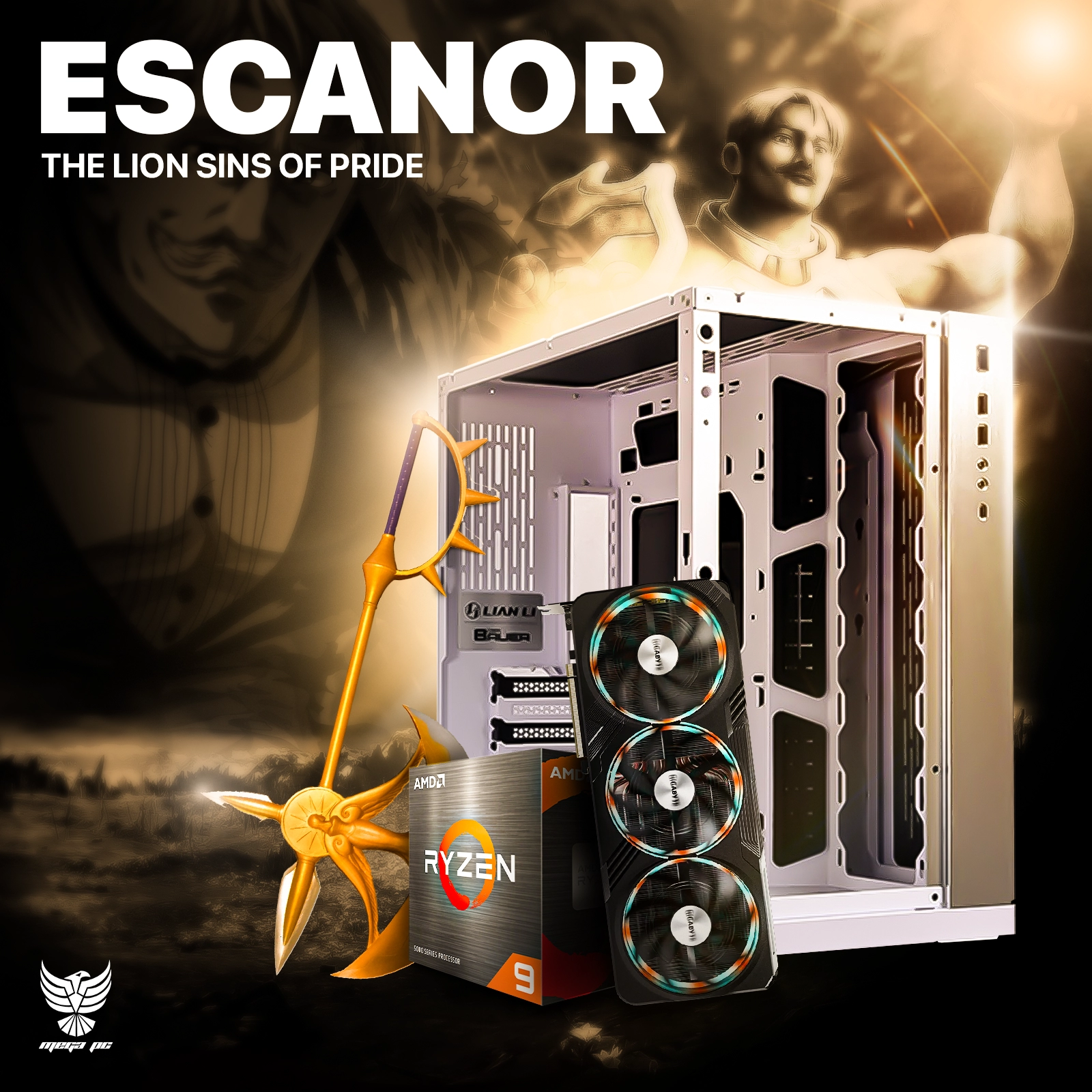 Escanor | RTX 4080 Gaming PC | MEGA PC