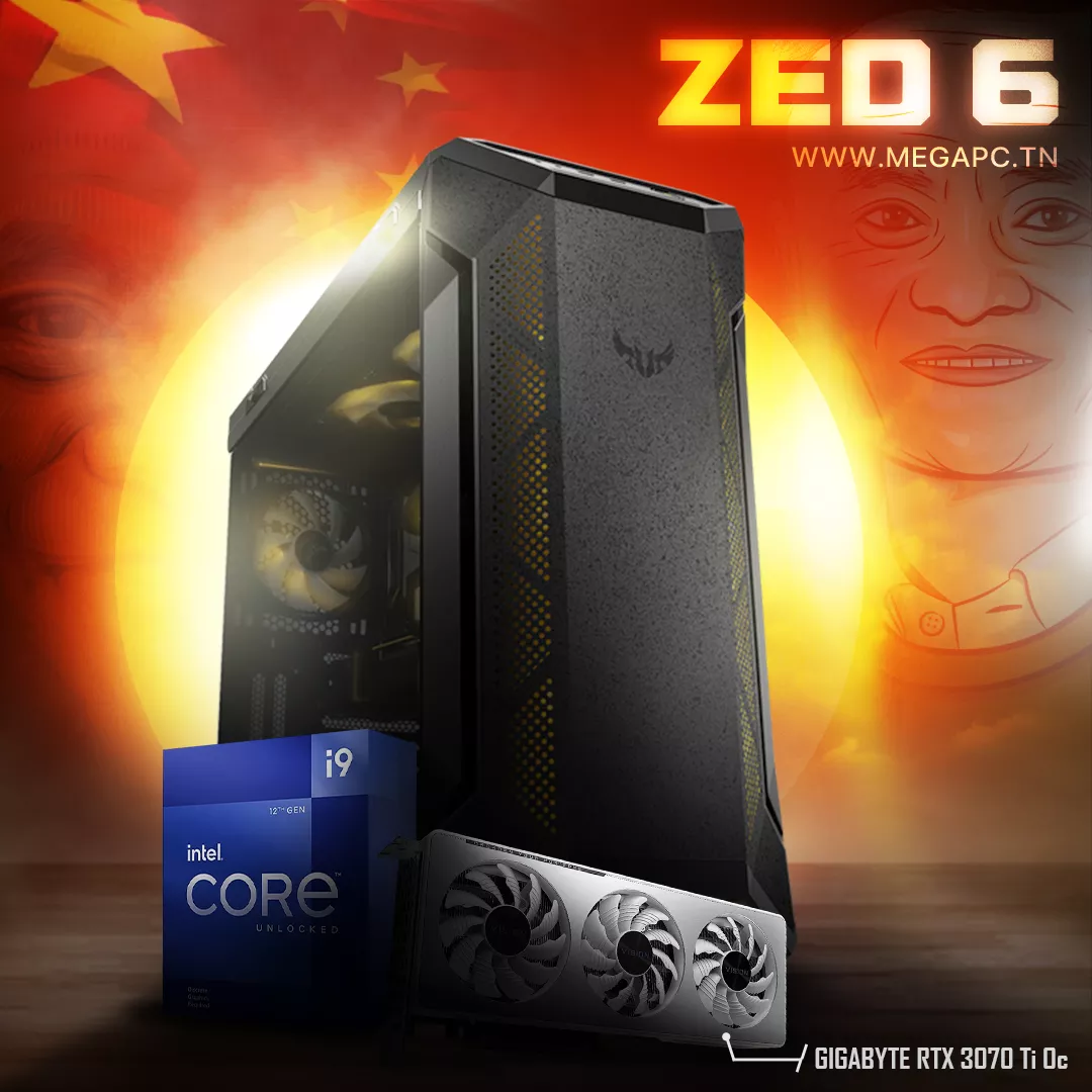 ZED 6 | i9-12900KF | RTX 3070 Ti | MEGA PC