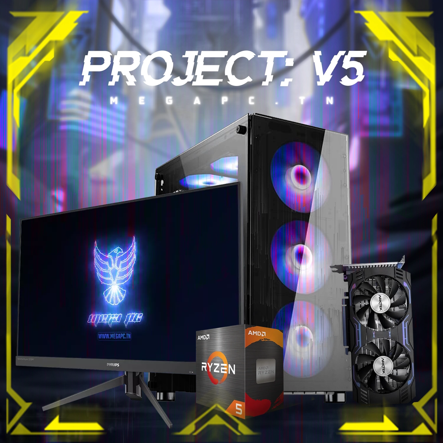 PROJECT V5 | AMD Ryzen 5 3600 | GTX 1660 TI | 16GB RAM | 250 SSD NVMe