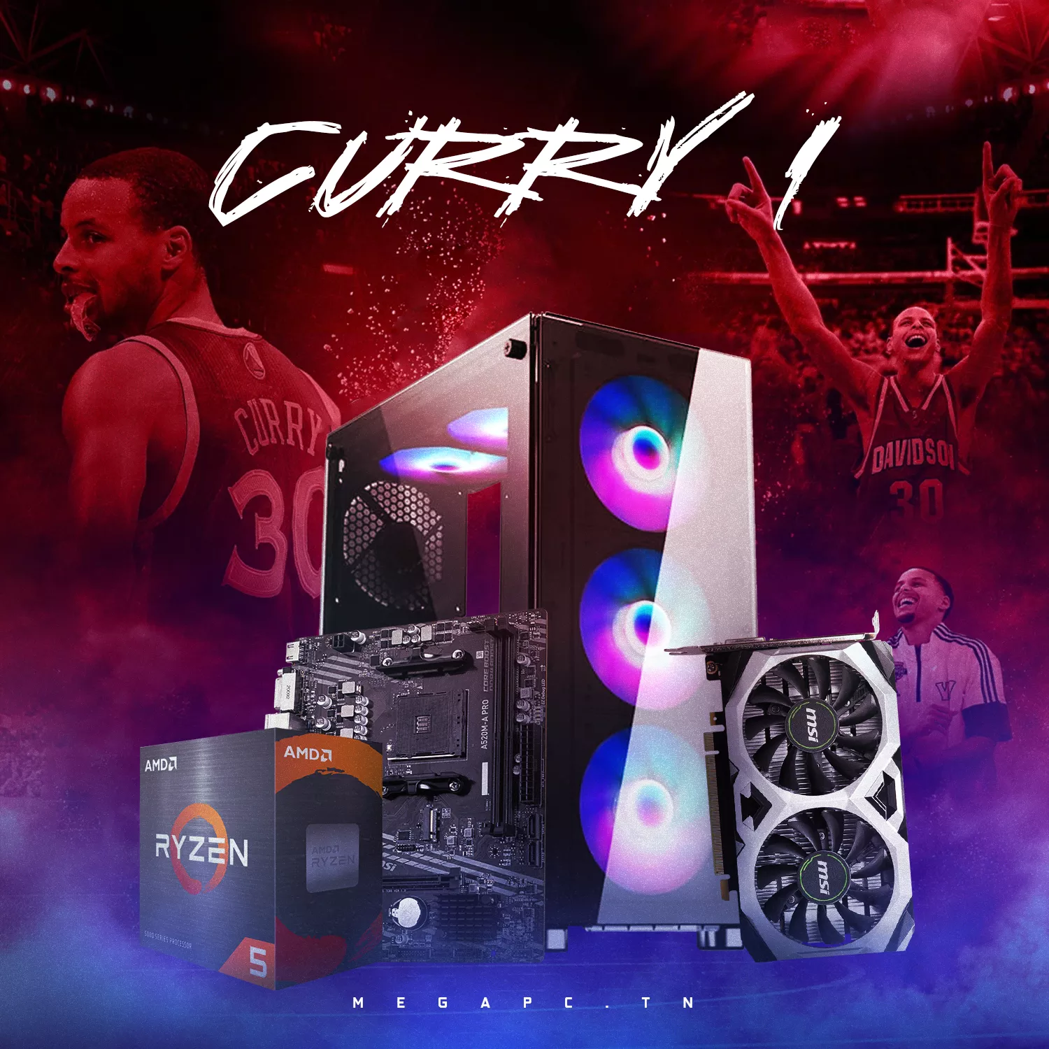 Curry 1 | Amd 5 4500 | GTX 1650 OC | 8GB RAM | 250 NVMe