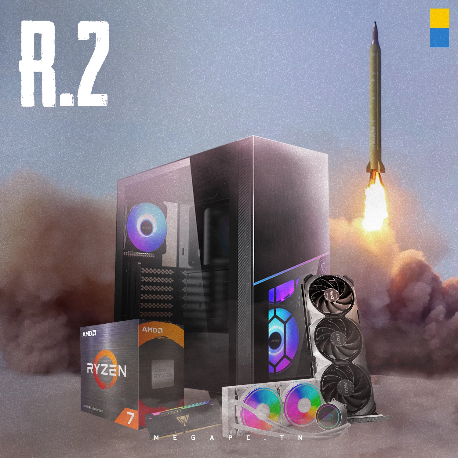 R2 | AMD Ryzen 7 5800X | RTX 4060 Ti 16 GB | 16GB RAM | 2TB NVMe