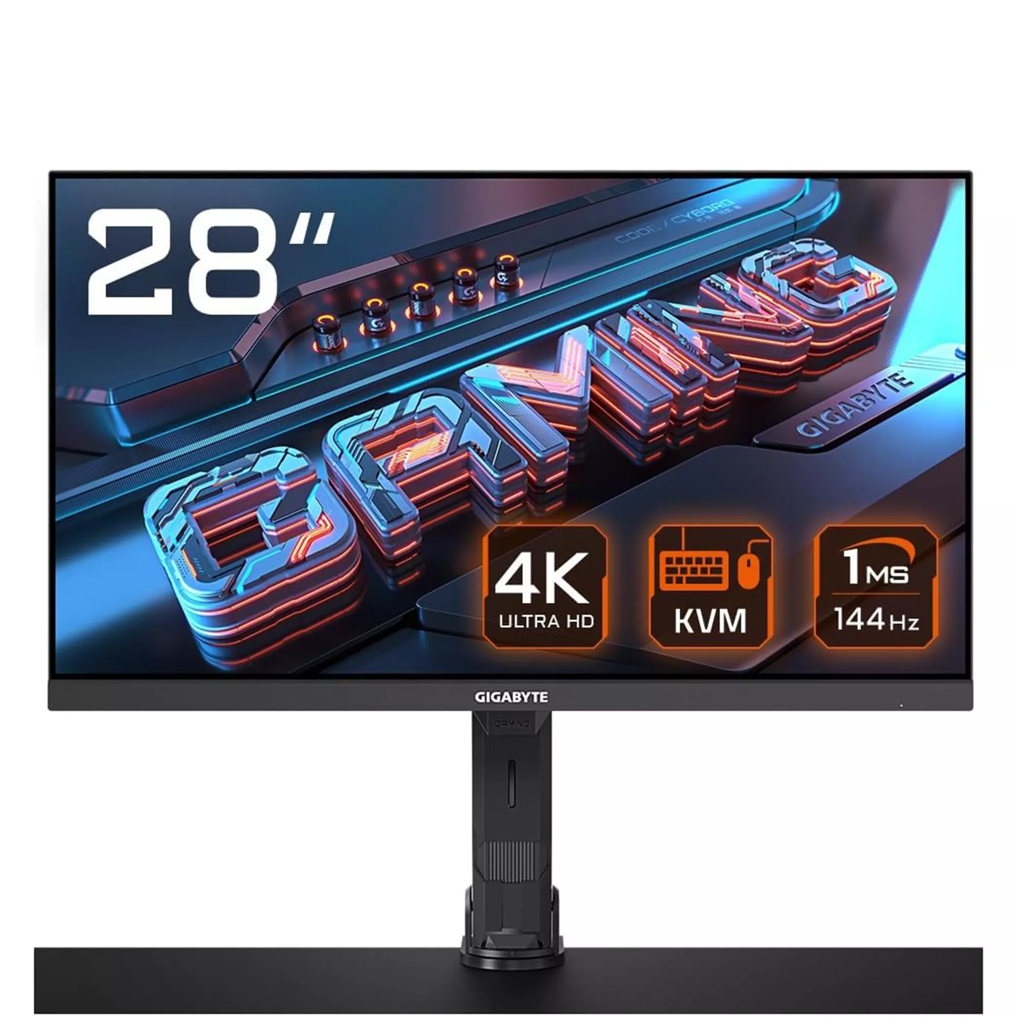 Gigabyte 28" LED M28U Arm Edition 4K/UHD - 144Hz - 1ms | MEGA PC | ODEC