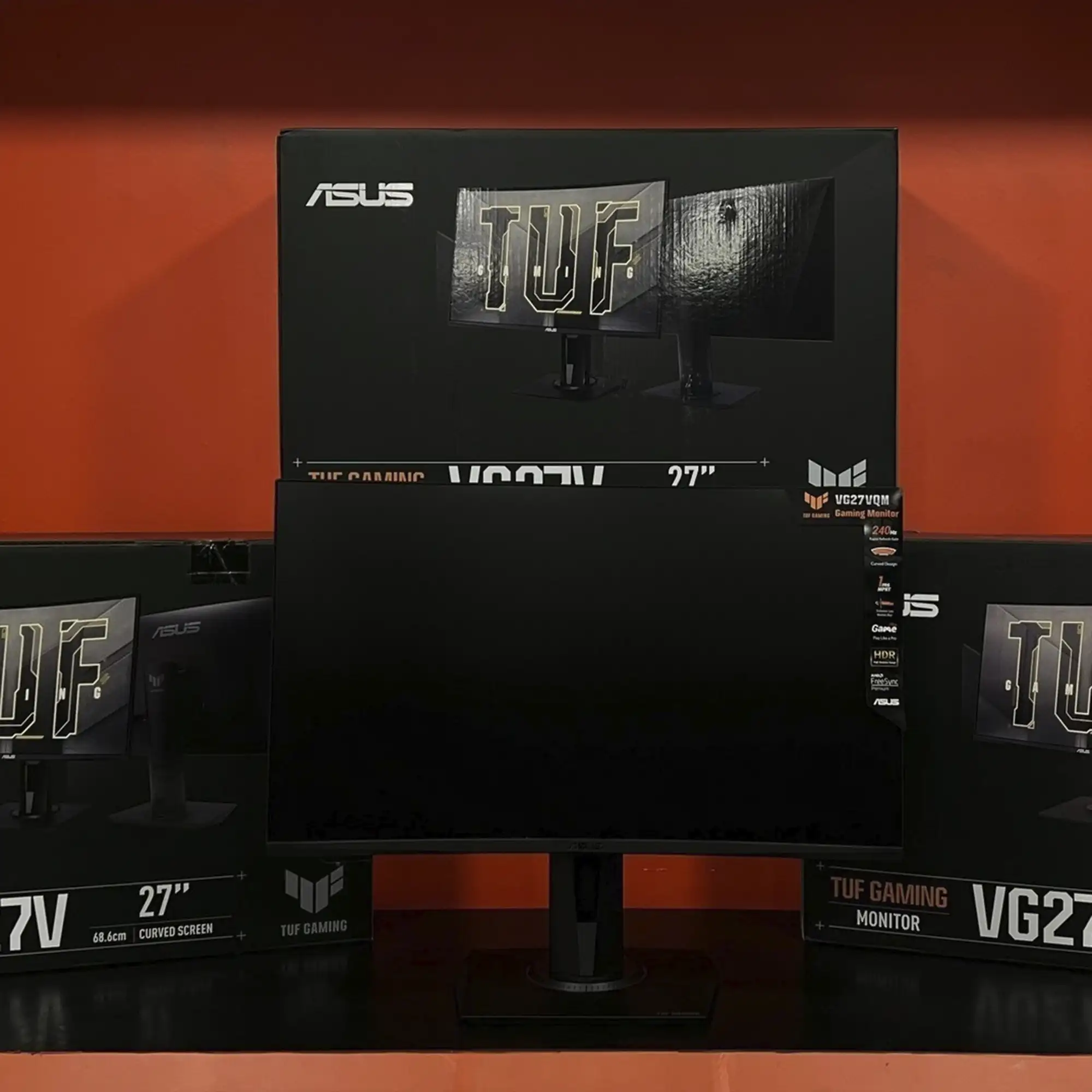 ECRAN GAMING ASUS TUF VG27VQM, 27" LED, FHD, 1MS, 240HZ -CURVED | MEGA PC