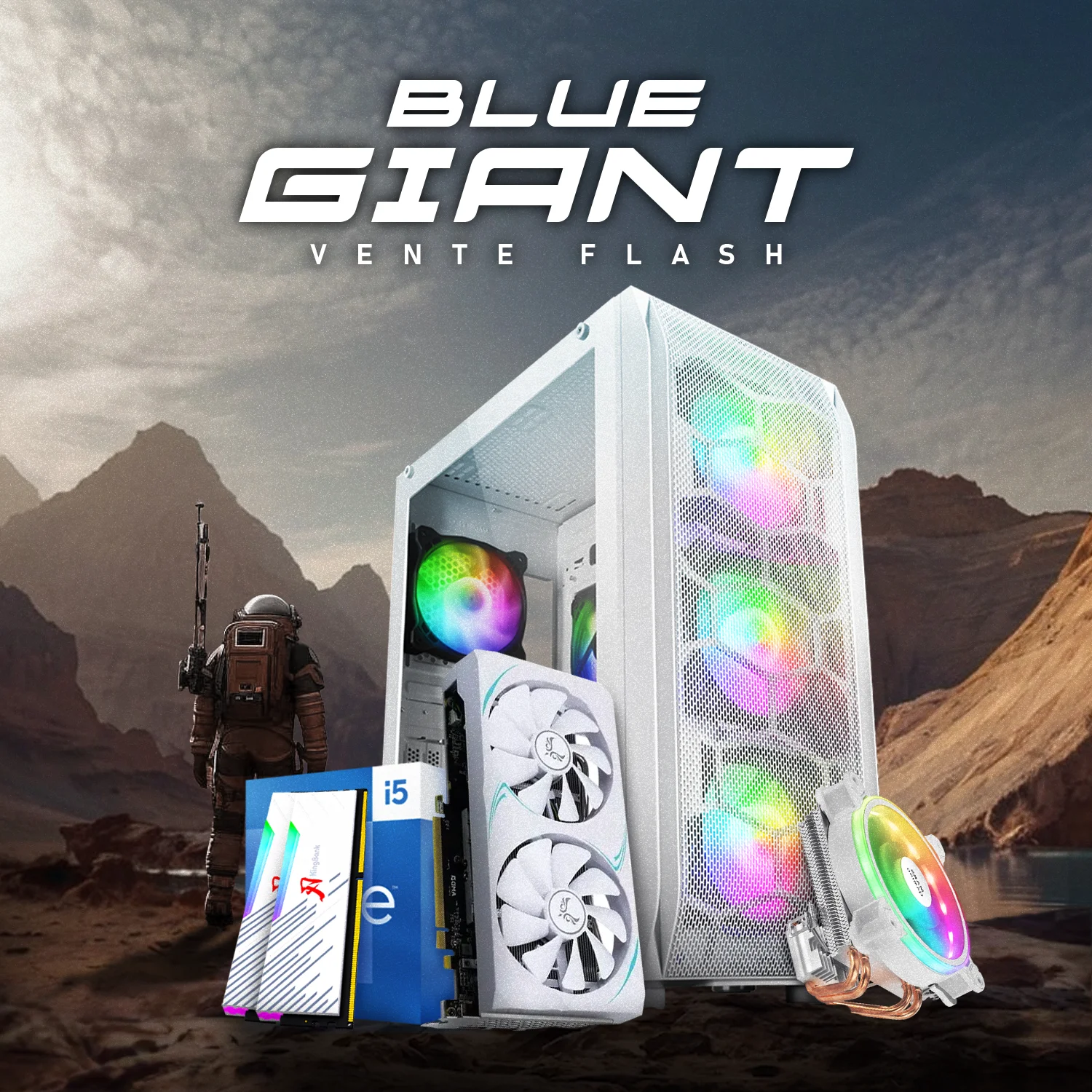 BLUE GIANT Z8 | Intel Core i5-13400F | Venti Mini AMD Radeon RX 6600 XT ...