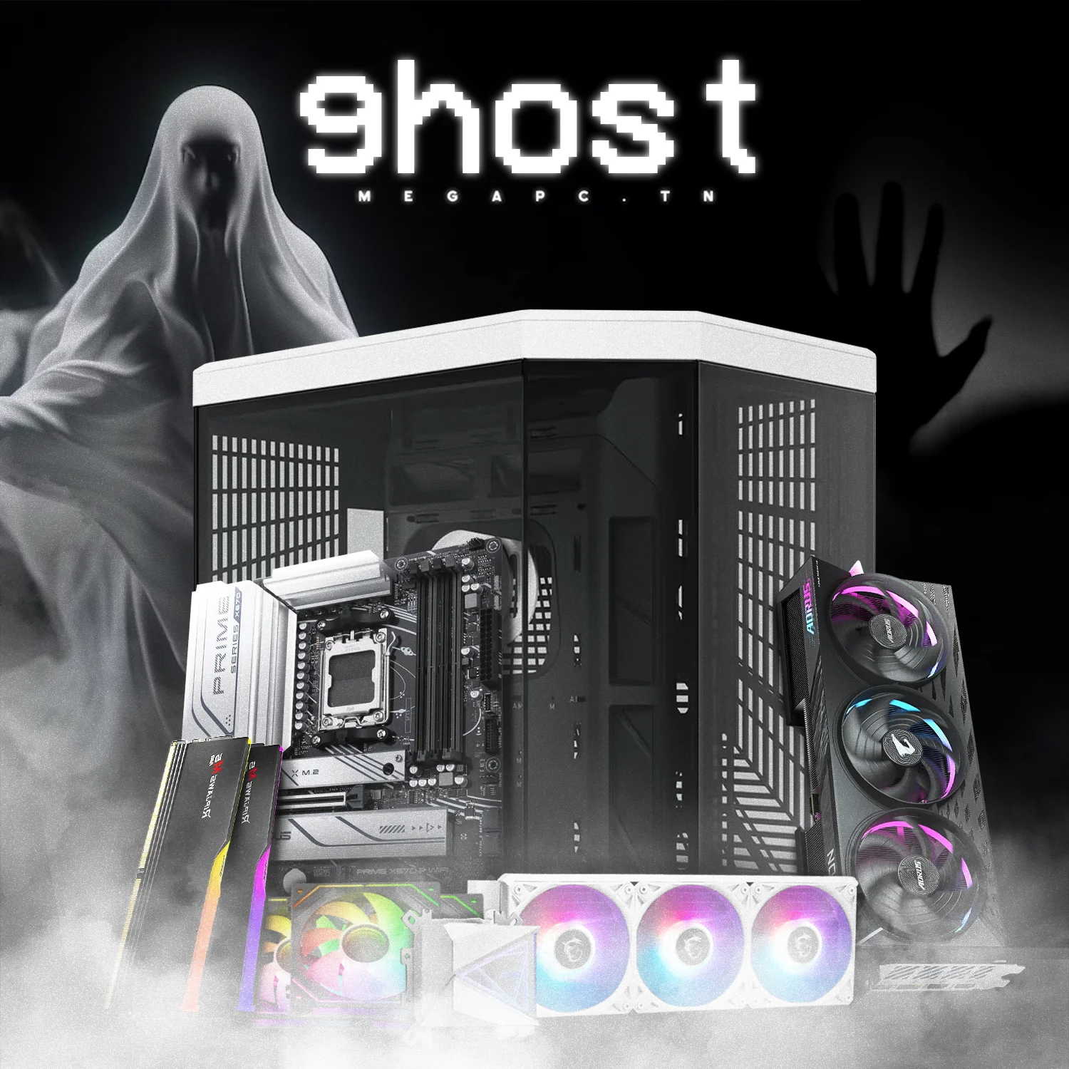 PC GAMER GHOST 2 | MEGA PC | GIGA TECH | GAMING TUNISIE