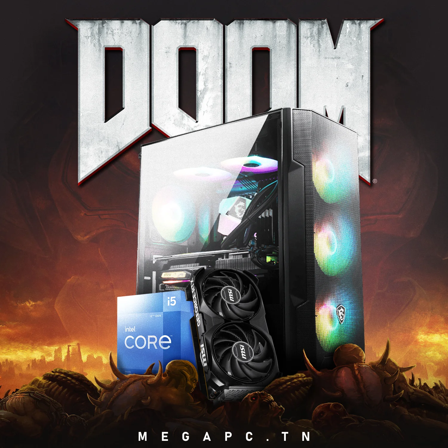 PC GAMER DOOM V2 | MEGA TUNISIE
