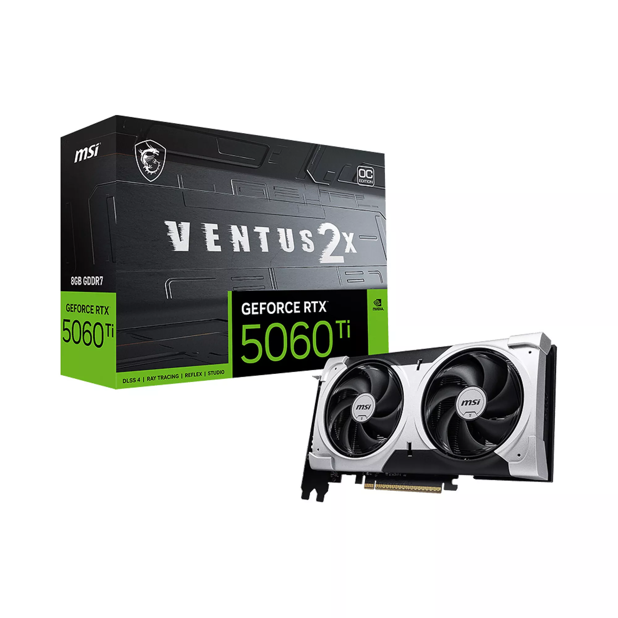 MSI GeForce RTX 5060 Ti 16G VENTUS 2X PLUS – Meilleure carte graphique 16 Go GDDR7 en Tunisie ...