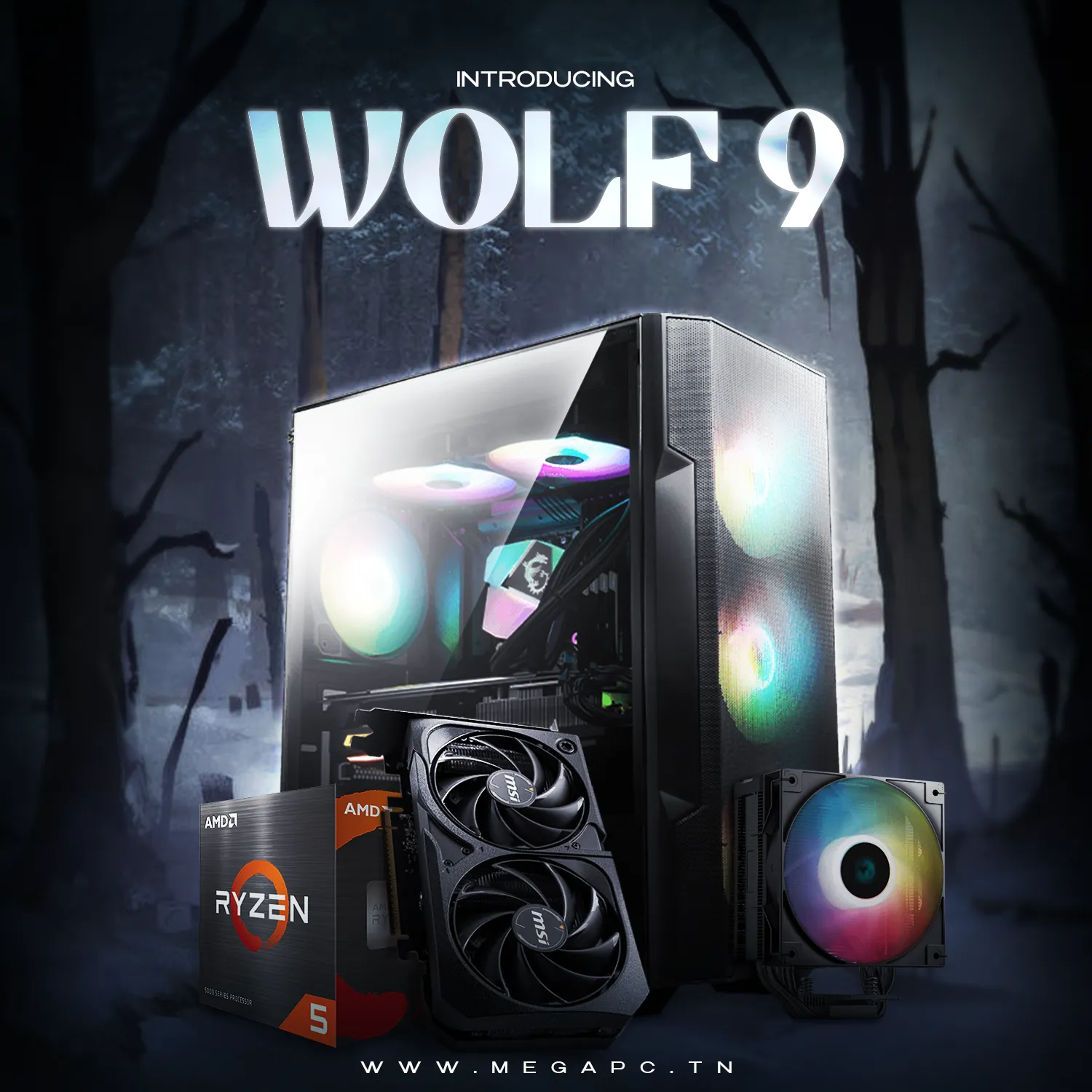 PC Gamer Wolf 9 – Ryzen 5 5600 | RTX 5060 | 32GB RAM | 512GB SSD ...