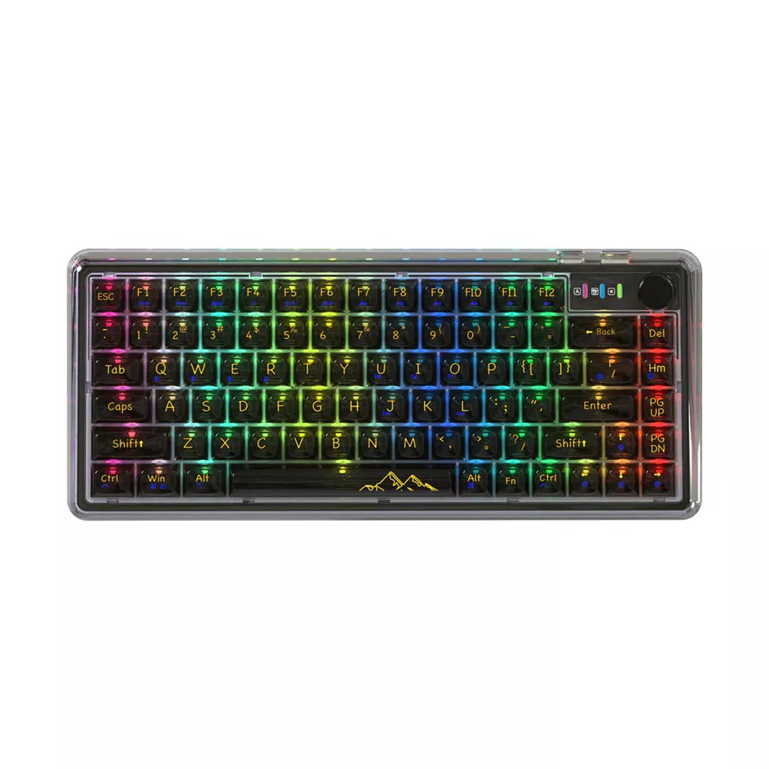 Clavier ATTACK SHARK K75 Pro Transparent RGB BLACK | Mécanique Sans Fil ...