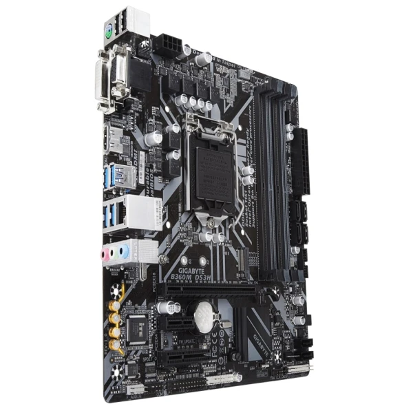 Gigabyte B360M DS3H - Carte mère Micro ATX Socket 1151 Intel B360